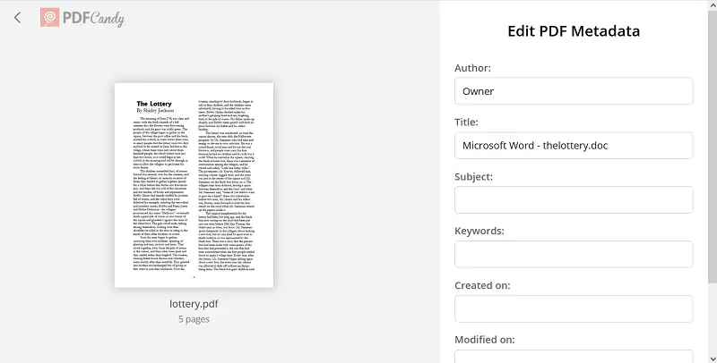 PDF Metadata Hygiene: Hidden Data You Might Be Sharing - PDF Candy